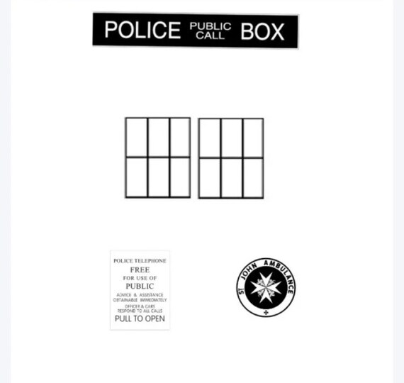 Tardis Windows Printable