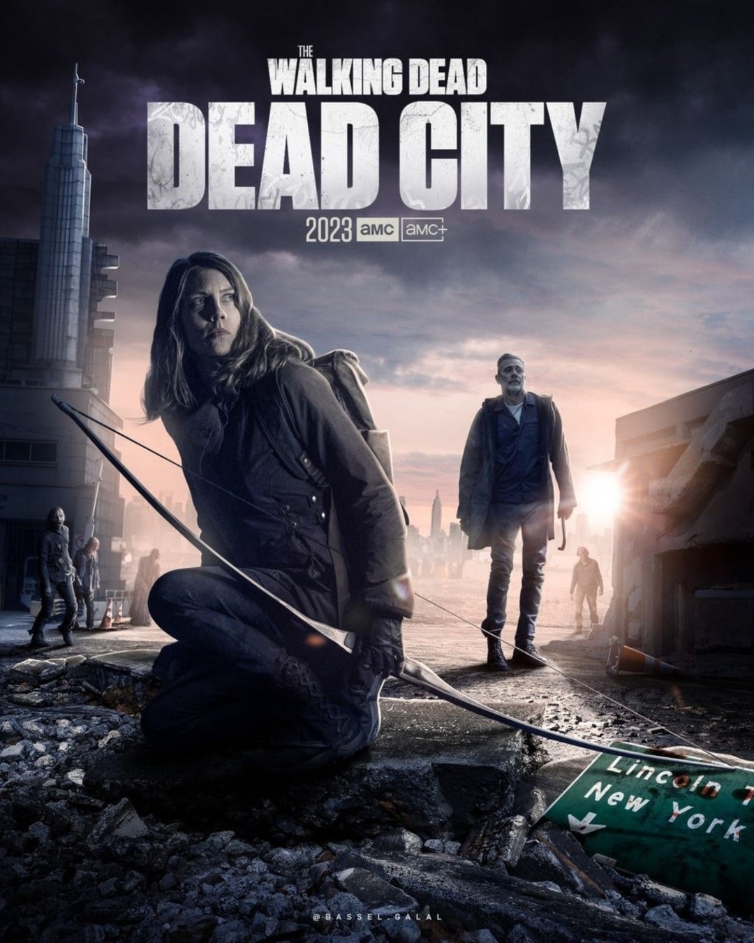 The Walking Dead Dead City A4 Glossy Poster - Etsy