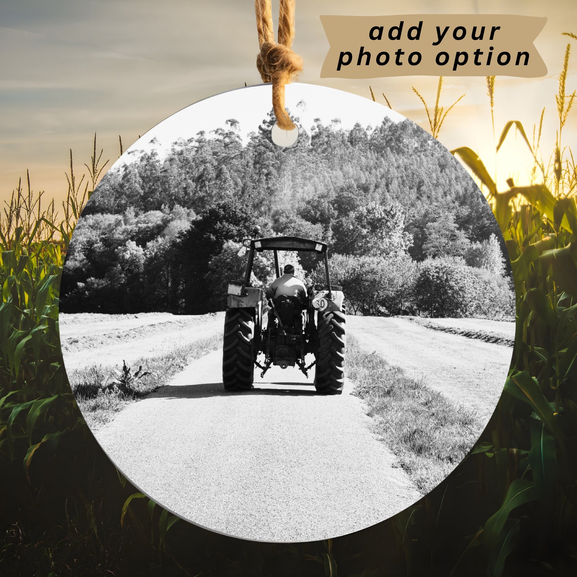 Farming Memorial Tractors in Heaven Memory Loss Gift Photo Memorial ...