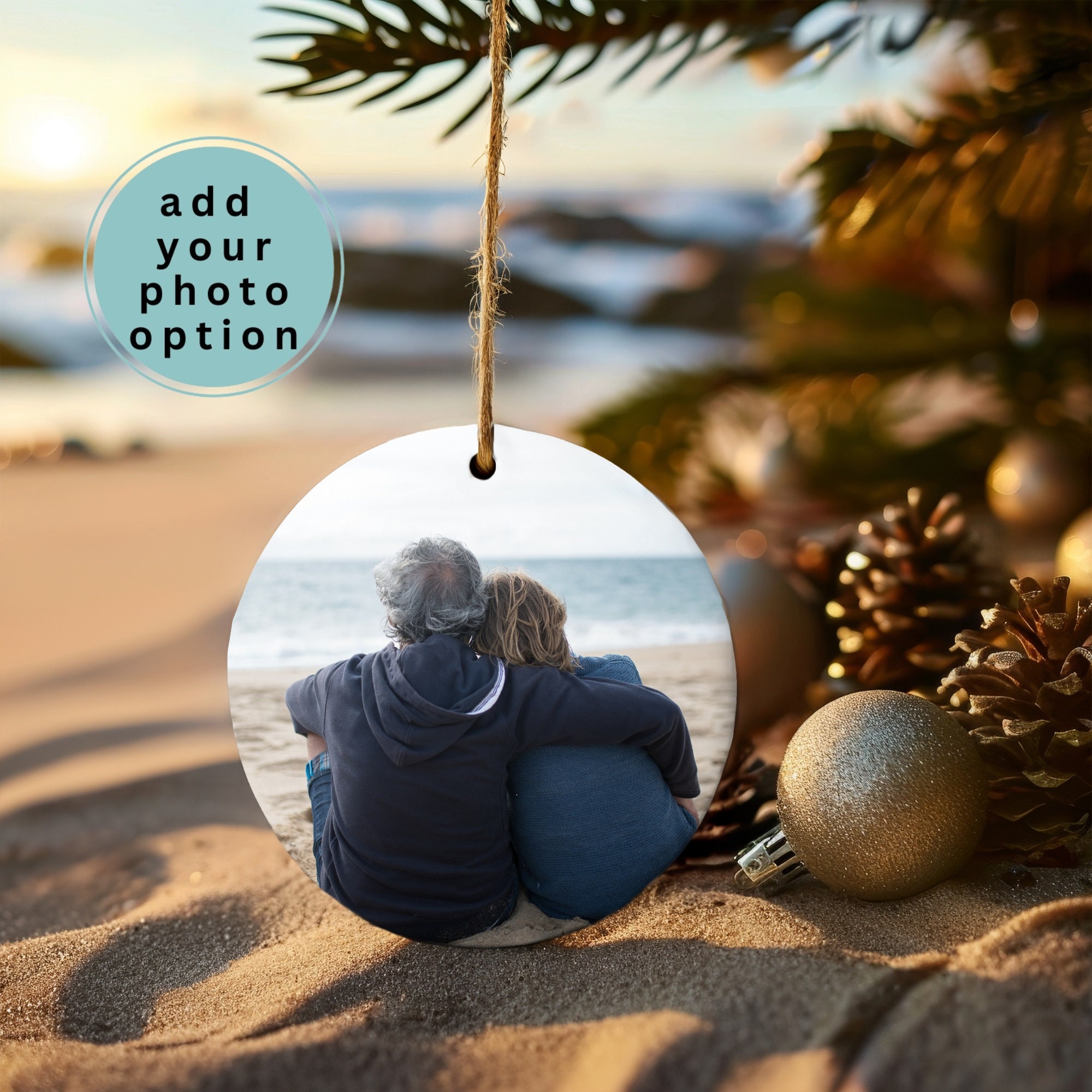 Memorial Gift Beach Memories of Mother Father Custom Photo Memory ...