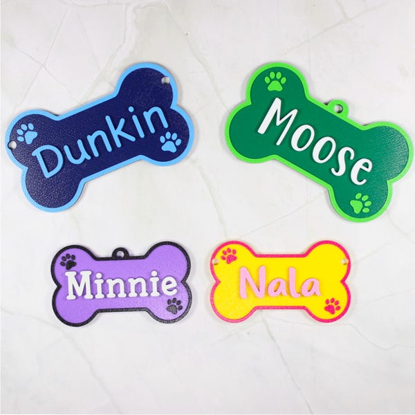 Custom Dog Name Plate - Etsy