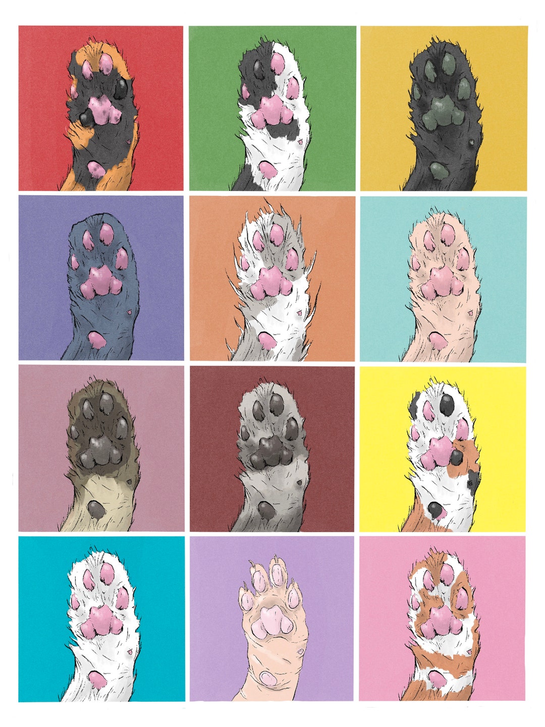 Pop Cat Paws - Etsy