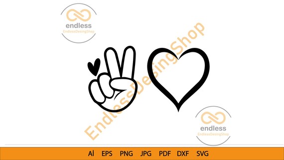 Peace Hand Svg Peace Sign Svg Cricut Peace Finger Svg Hand - Etsy