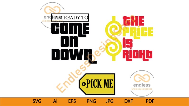 Price is Right SVG EPS PNG Cricut Silhouette File for - Etsy