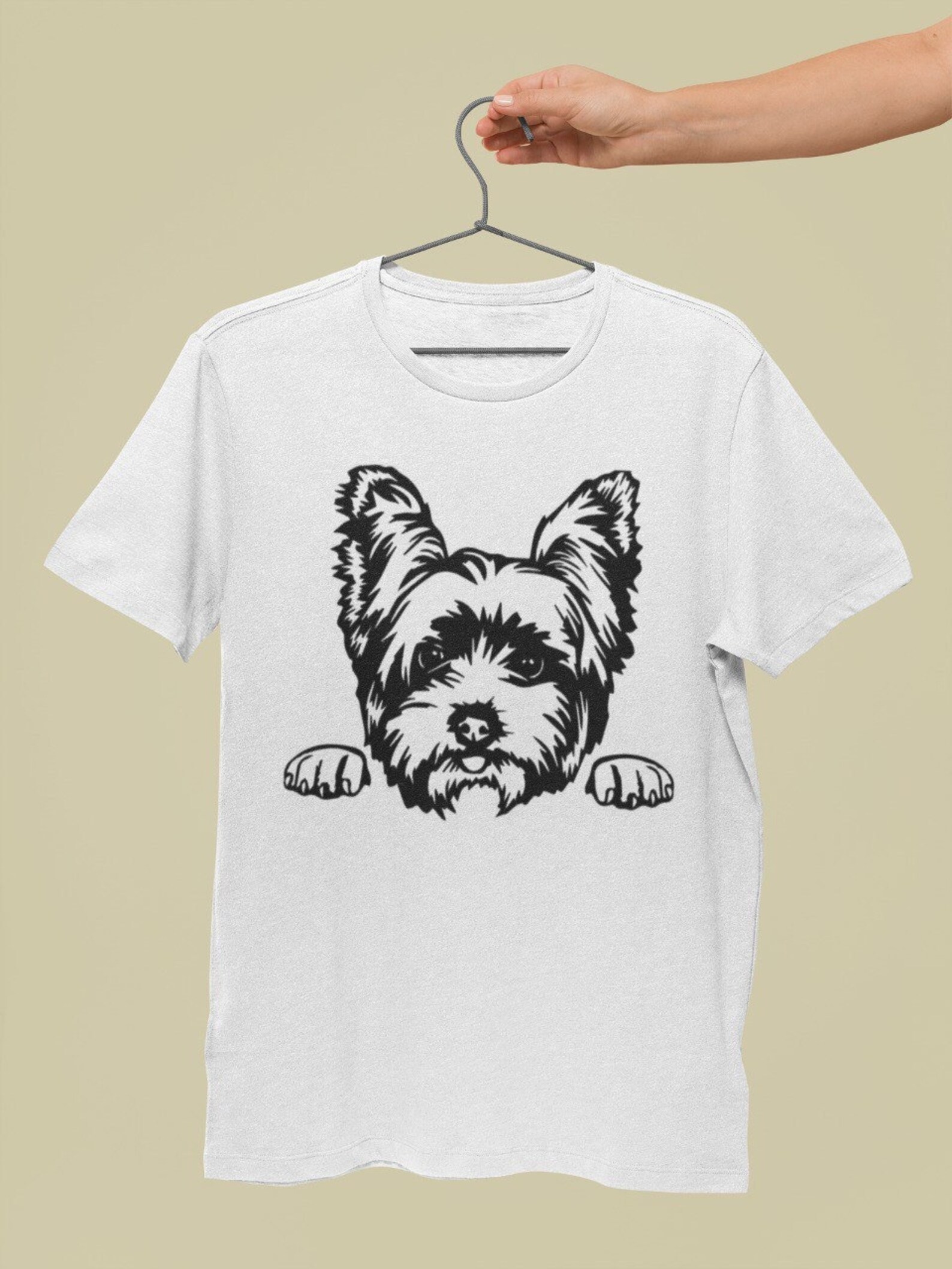 Yorkshire Terrier Svg, Peeking Yorkie Svg, Yorkshire Svg, Vector Svg ...