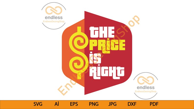 The Price is Right SVG PNG Jpeg - Etsy Canada