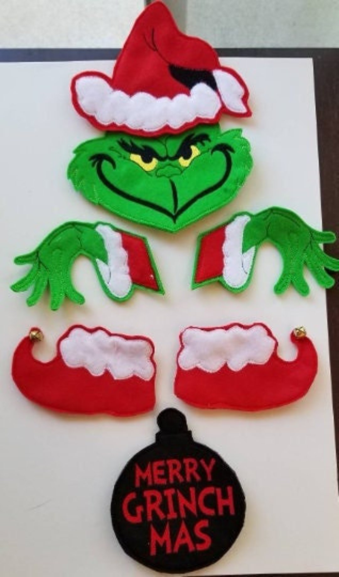 Mean Green Christmas Guy 7 Piece Christmas Set Wreath Set - Etsy