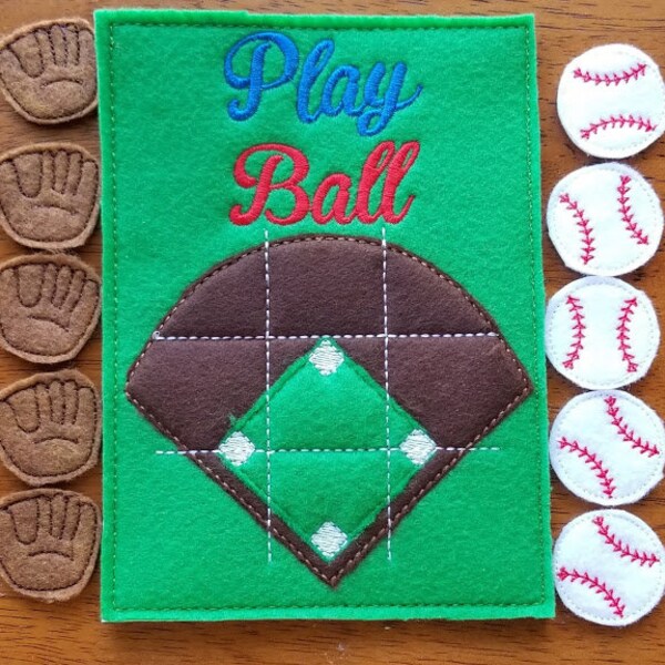 Baseball Tic Tac Toe - Etsy