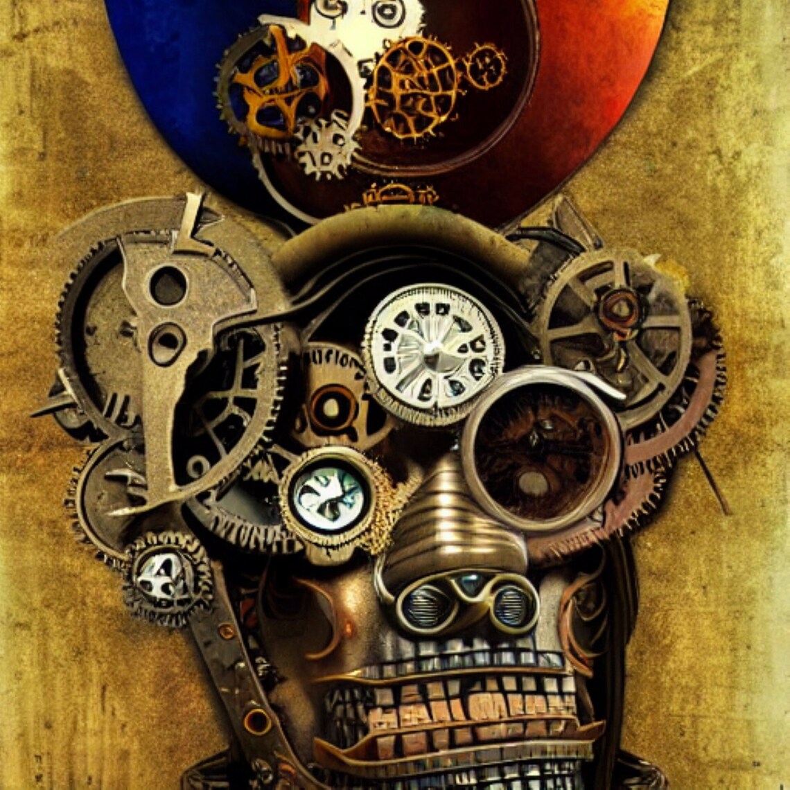 Steampunk Skull - Etsy