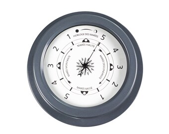 Tide Clock, Ocean Tide Clock, Beach Clock, Beach House Clock, - Etsy