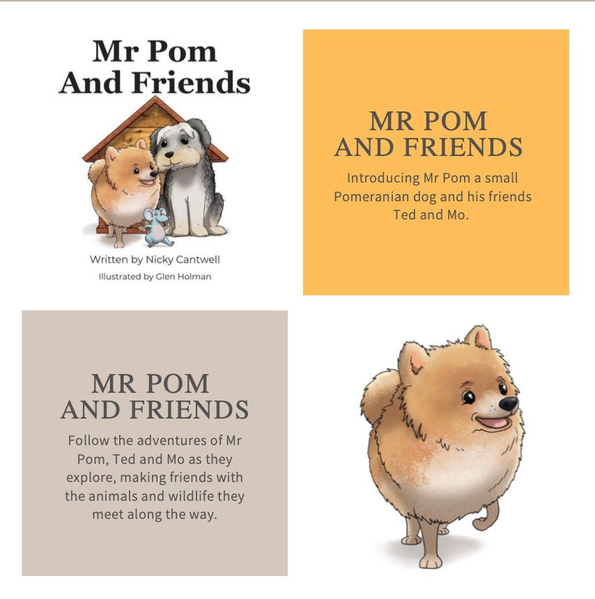 Mr Pom and Friends - Etsy