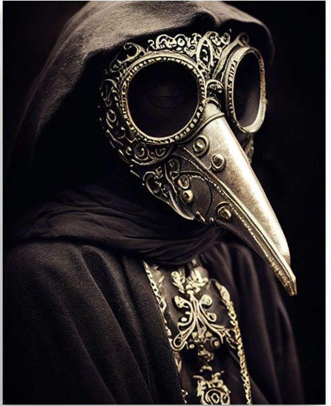 The Plague Doctor Digital Print 8x10 Gothic Horror Wall Art - Etsy