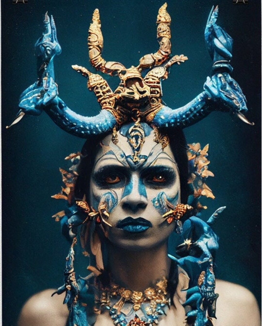 Kali the World Destroyer Digital Print 8x10 Goth Wall Art - Etsy