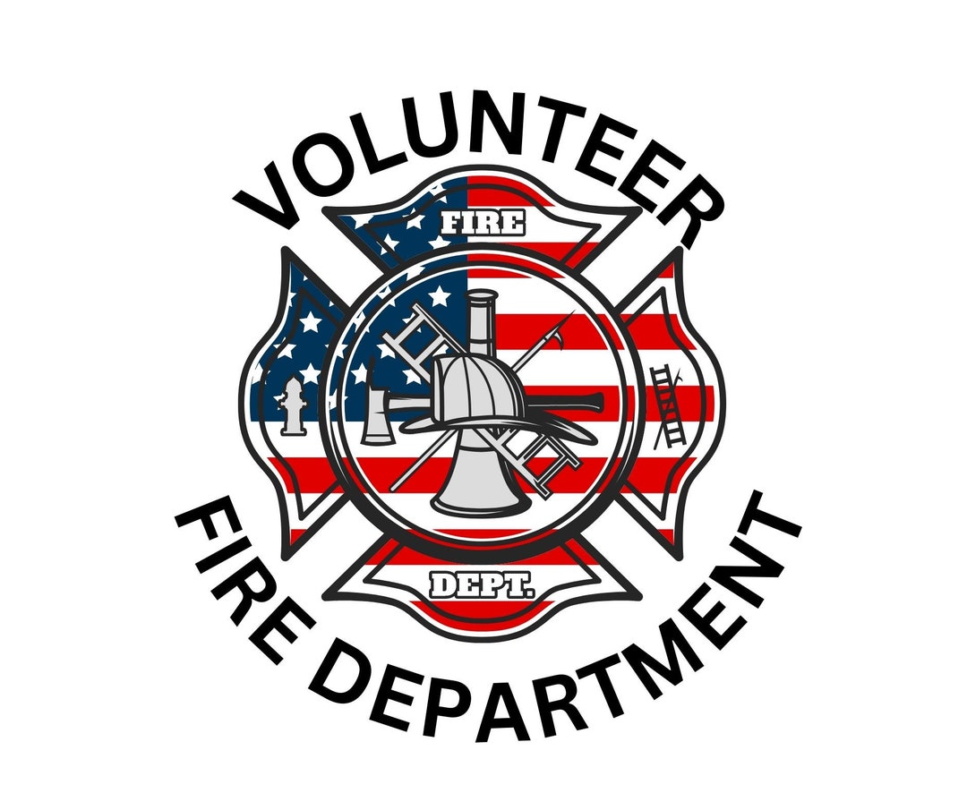 Volunteer Fire Department Digital Files (PNG, JPG, SVG) - Bundle - Etsy