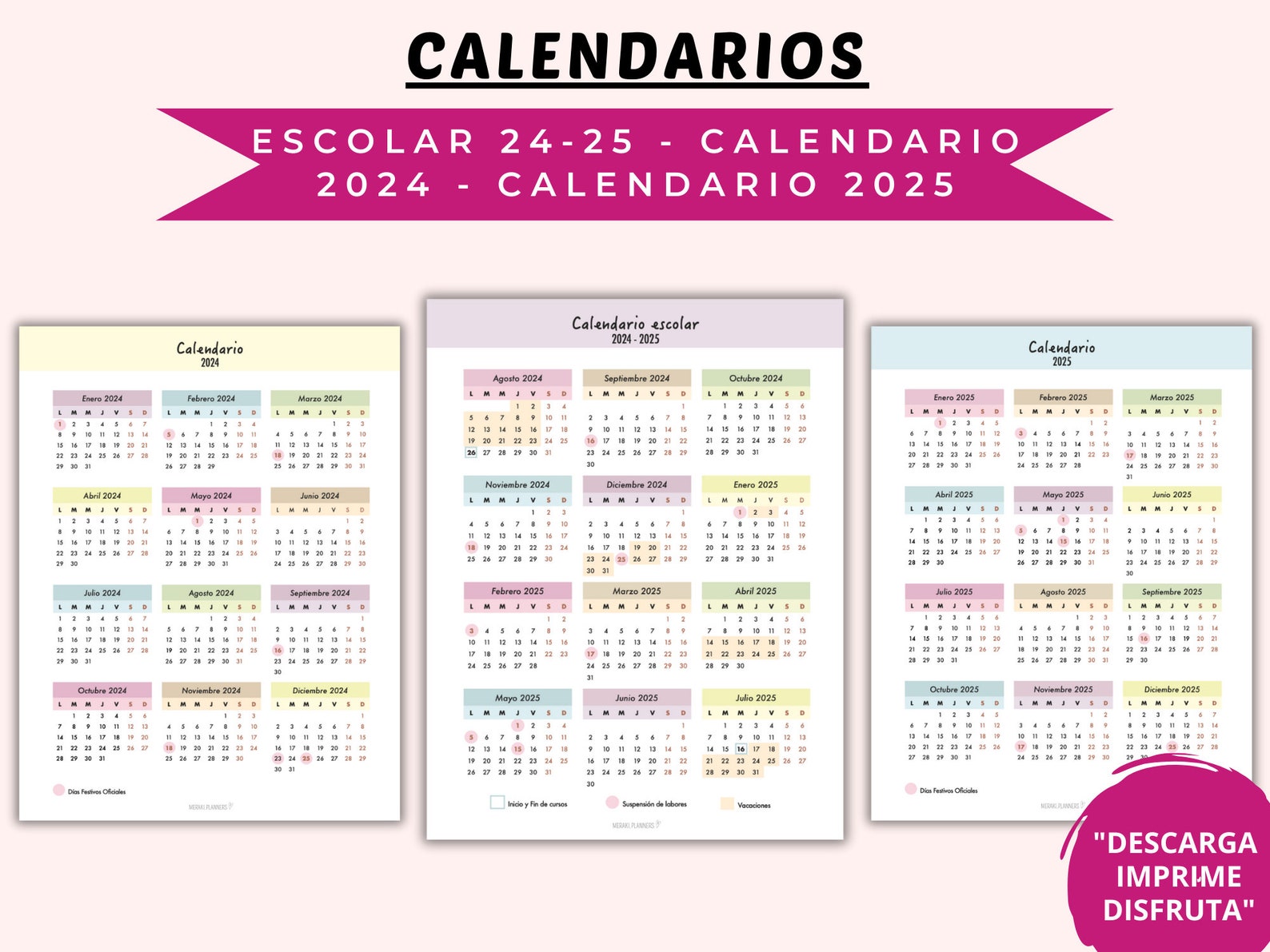 Agenda Escolar 2024-2025/ Agenda estudiante 24-25/ regreso clases/ PDF ...