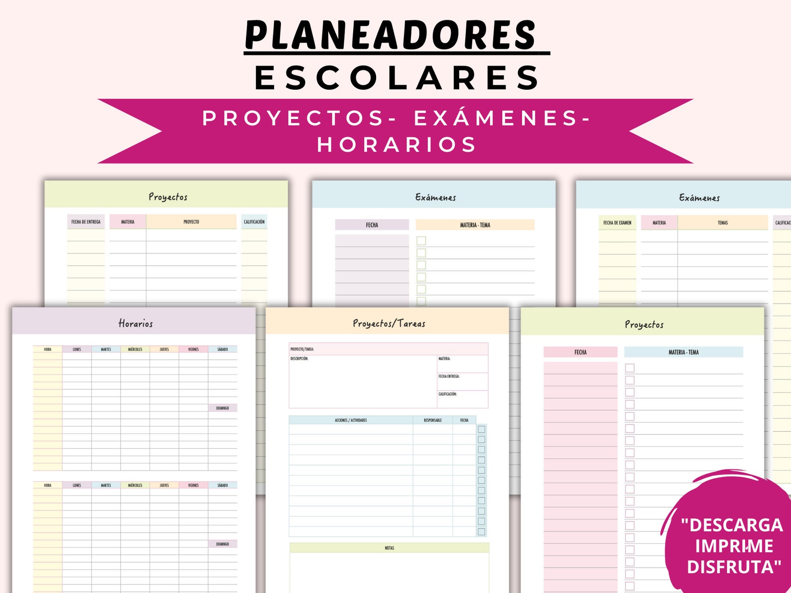 Agenda Escolar 2024-2025/ Agenda estudiante 24-25/ regreso clases/ PDF ...