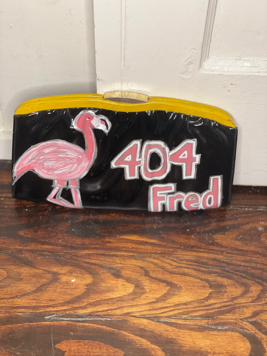 Vintage Hand Painted Shilton Freedom Fred Clutch - Etsy