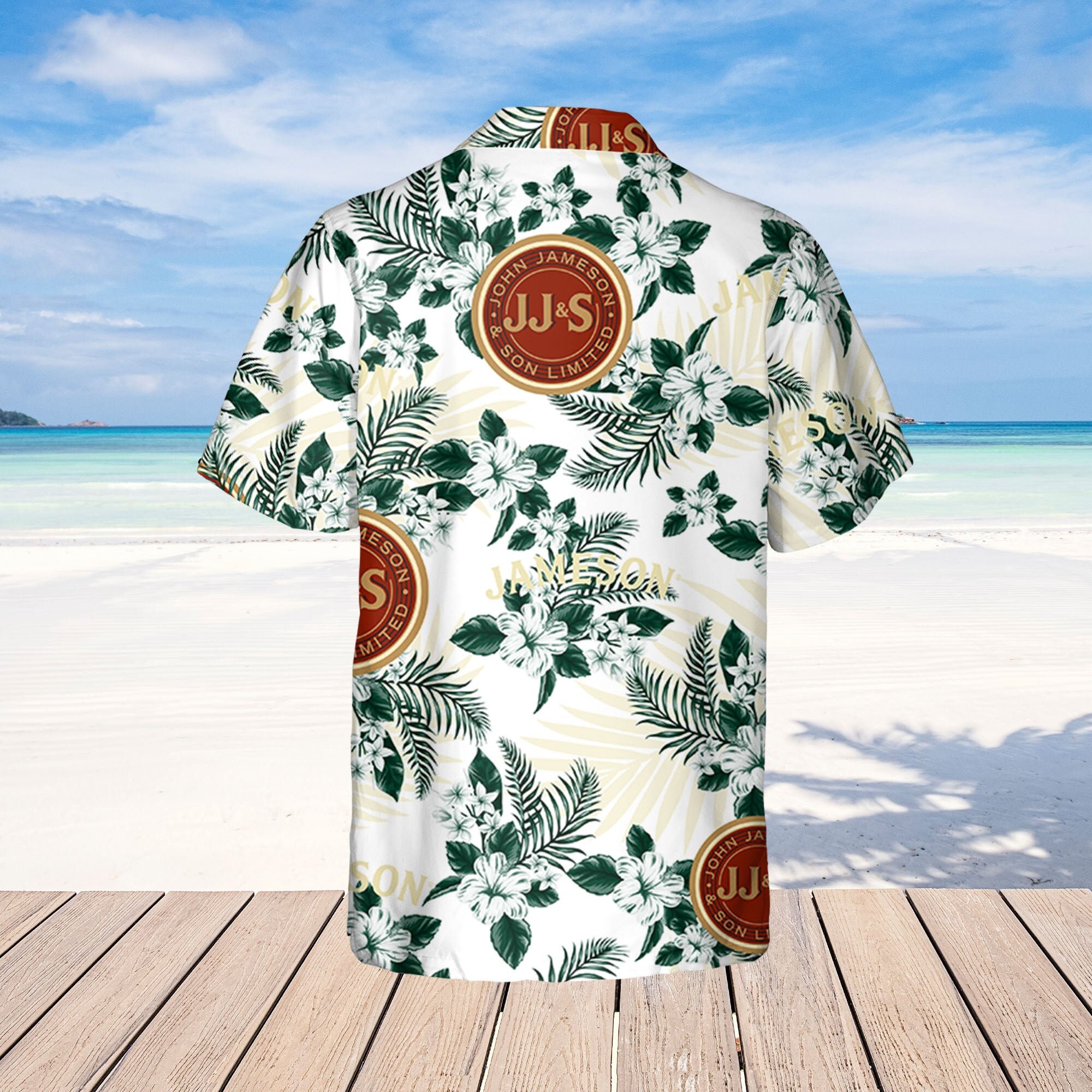 Jameson Hawaiian Flowers Pattern Shirt, Summer Hawaii Shirt sold by ...