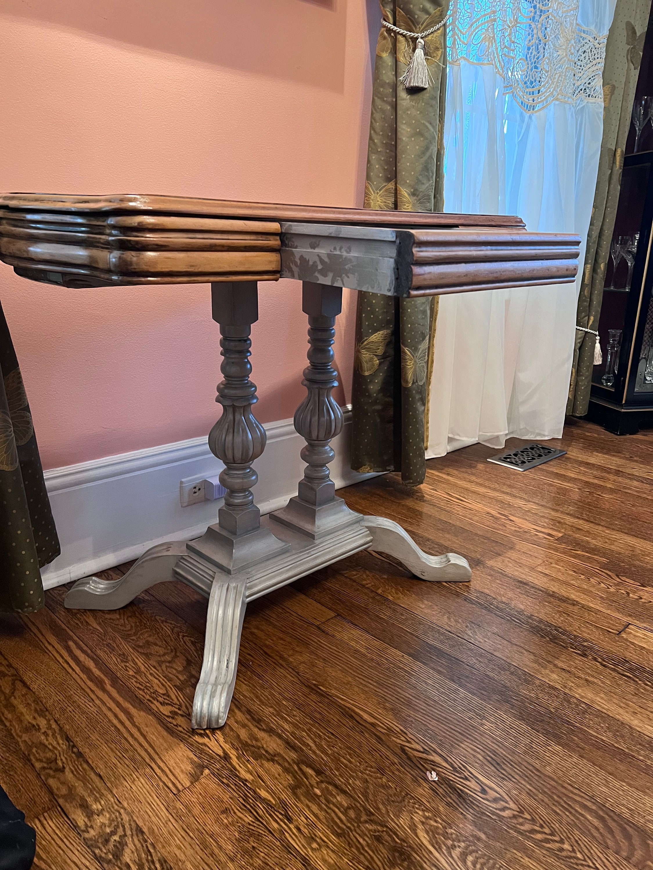 Restored Mid-18th Century Solid Walnut Desk/hall Table (~1850 - 1890 ...