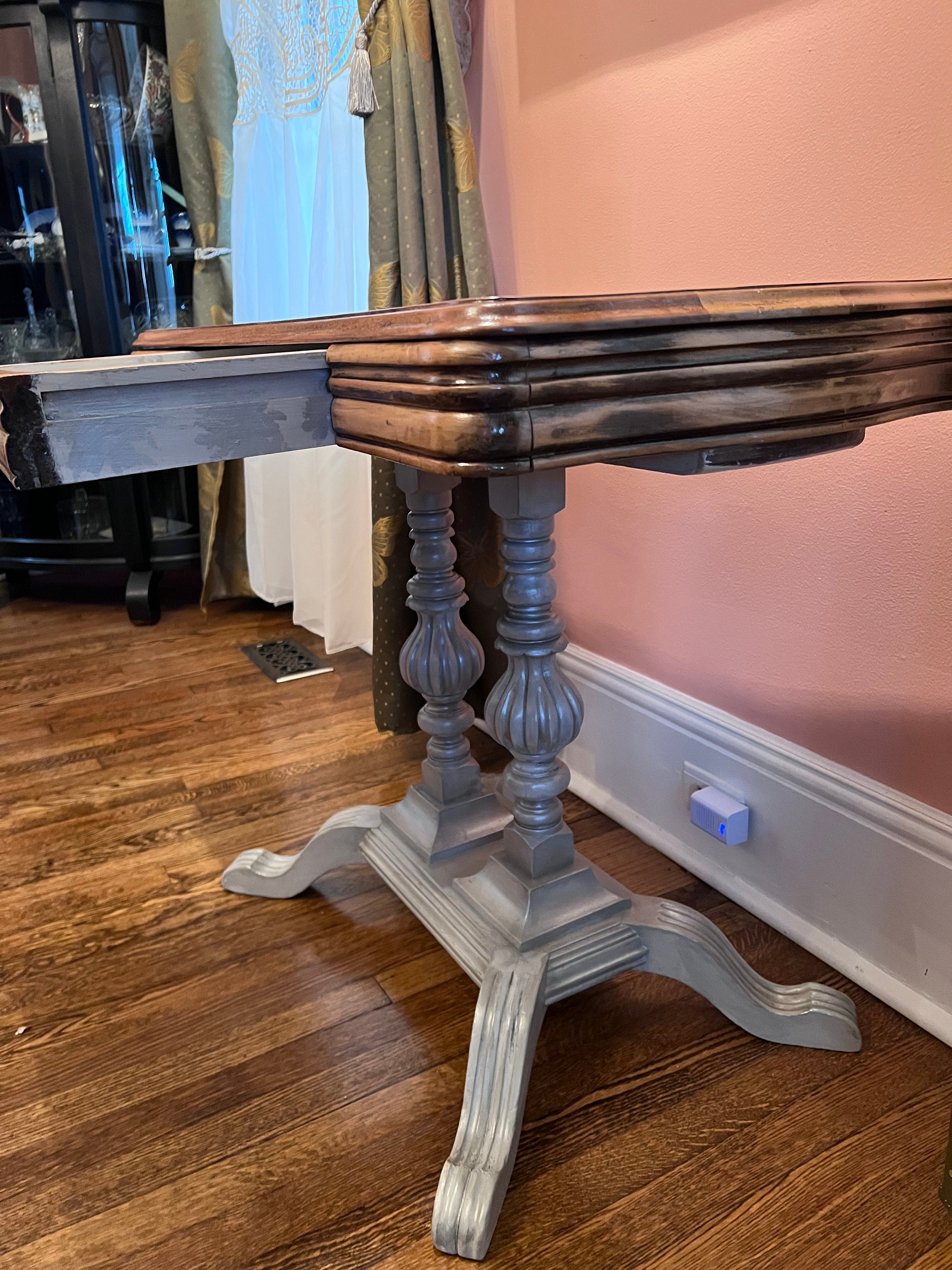 Restored Mid-18th Century Solid Walnut Desk/hall Table (~1850 - 1890 ...