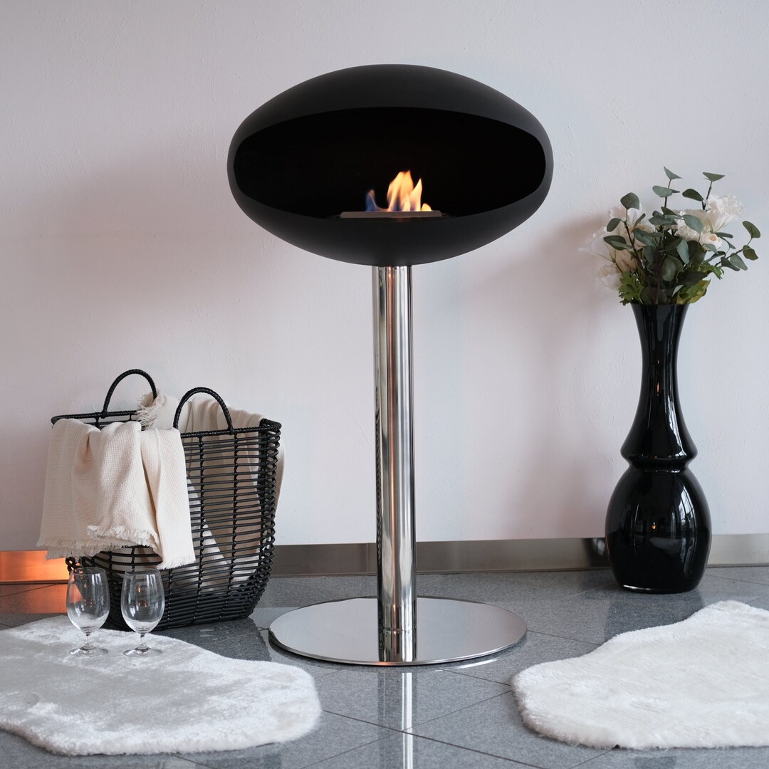Steel Art Bioethanol Fireplace "st. Moritz" - Etsy