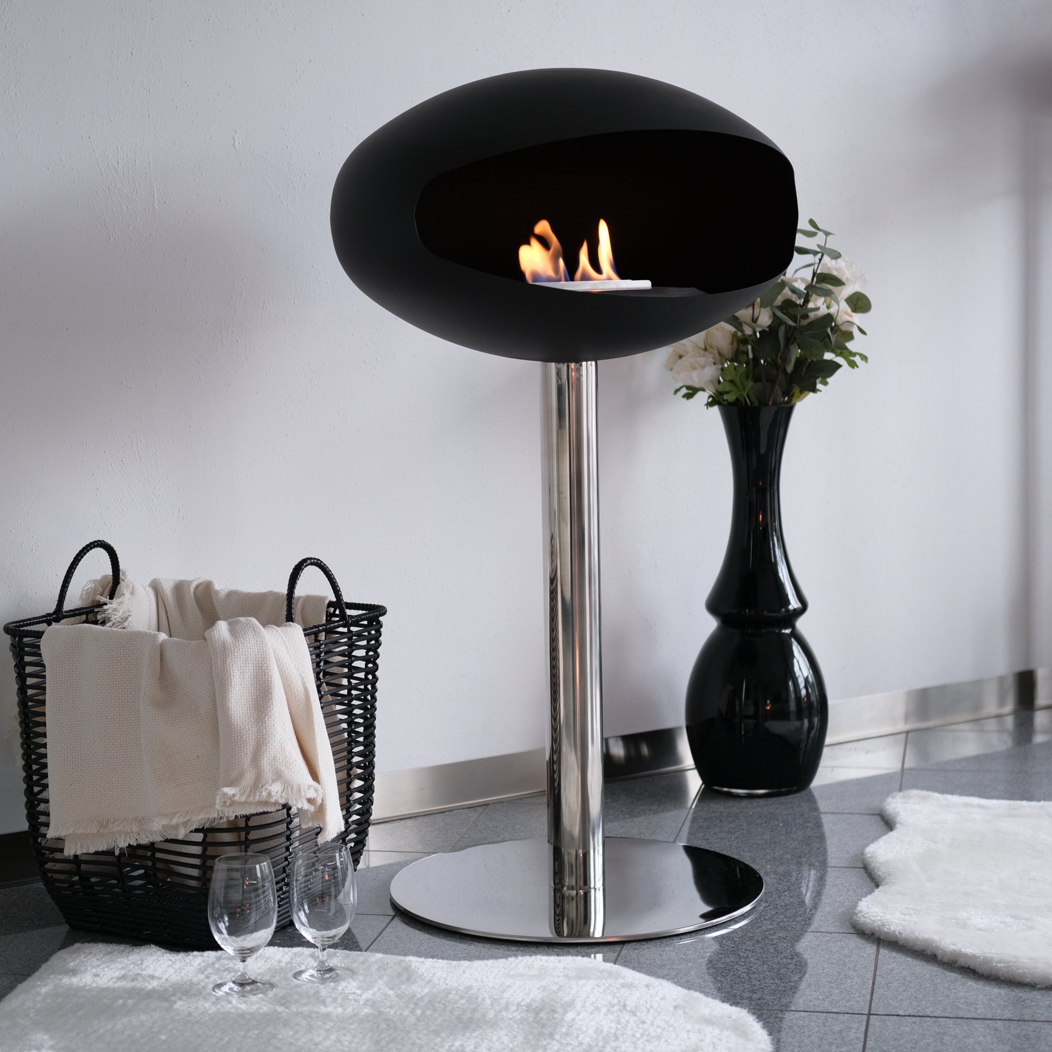 Stahlkunst Bioethanol Fireplace st. Moritz - Etsy