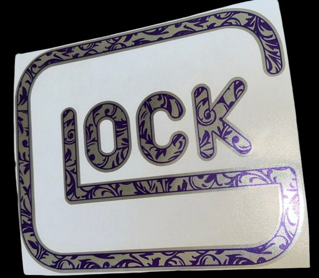 Tooled Leather G.L.O.C.K Decal - Etsy