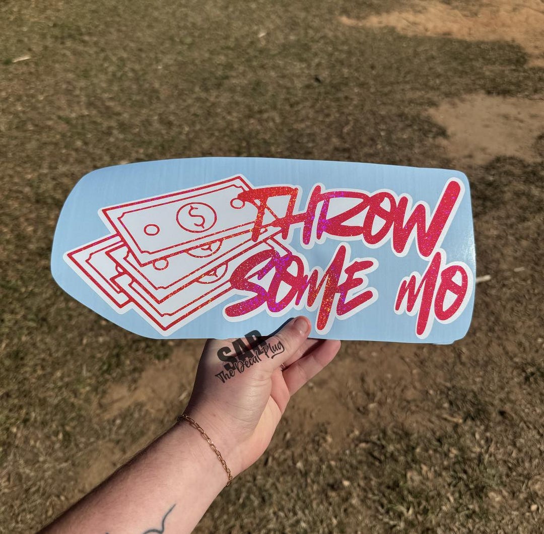 Throw Some Mo Decal Truck Decal Truck Club Decal Money Decal - Etsy