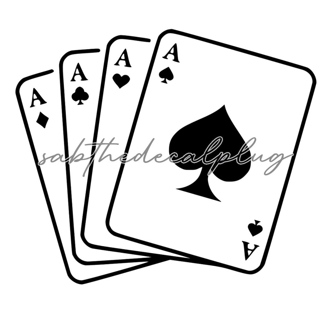 Aces Decal Deck of Cards Decal Truck Decal Lifted Truck Decal - Etsy