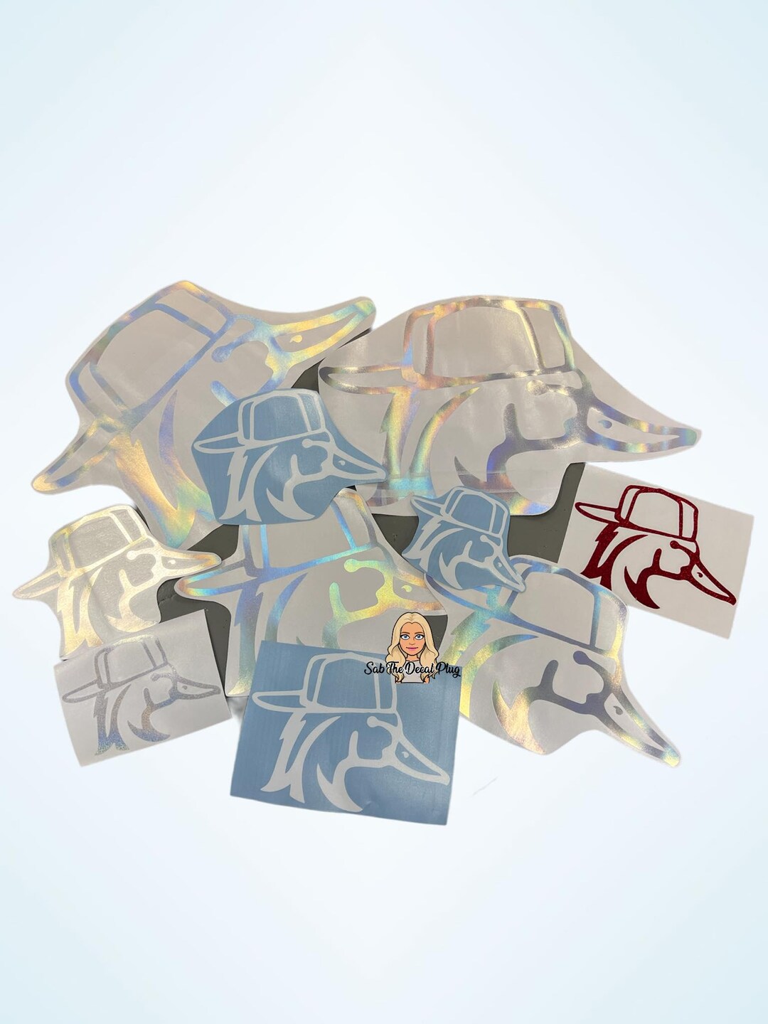 Wood Duck With Hat Decal | Hunting Decal | Truck Decal - Etsy