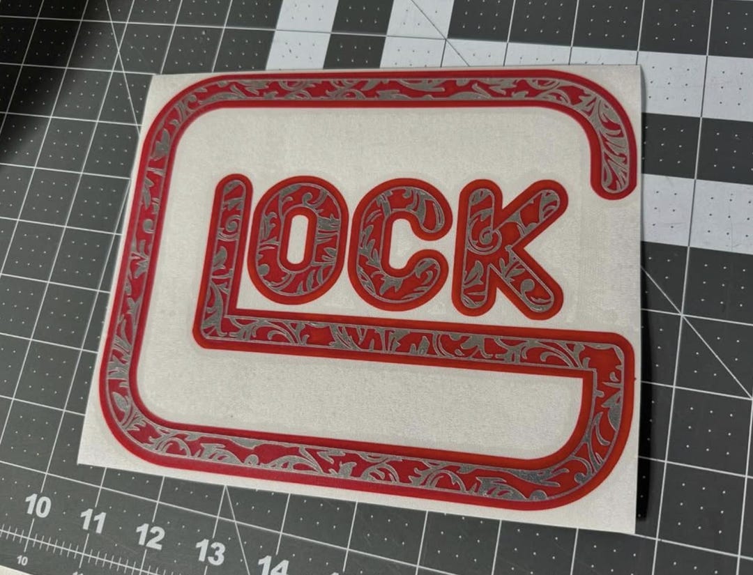 G Lock Decal Truck Decal Tooled Leather G Lock Decal - Etsy