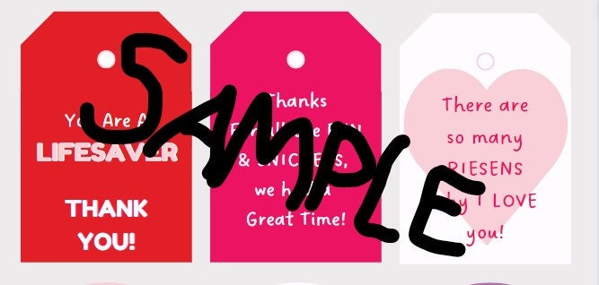 Candy Bar Saying Tags - Etsy