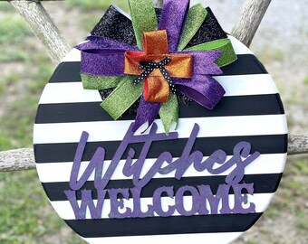 Welcome Witches Door Sign Svg Welcome Witches Svg Halloween - Etsy
