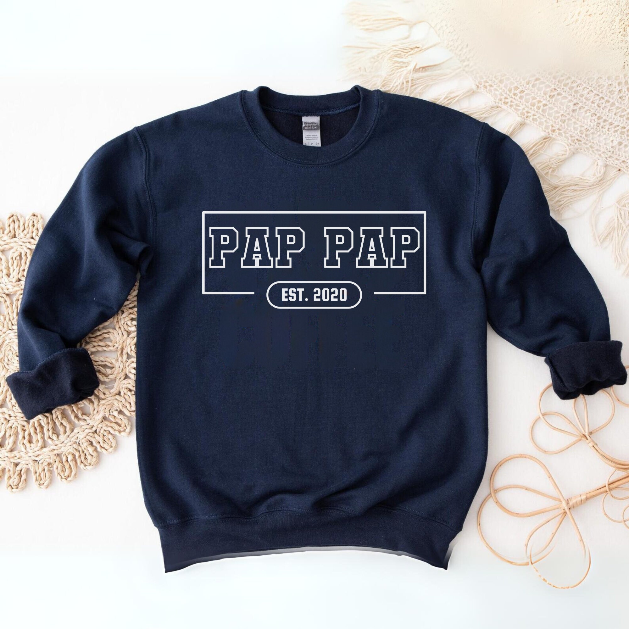 Personalized Grandpa Sweatshirt, Fathers Day Gift, Cool Pap Pap ...