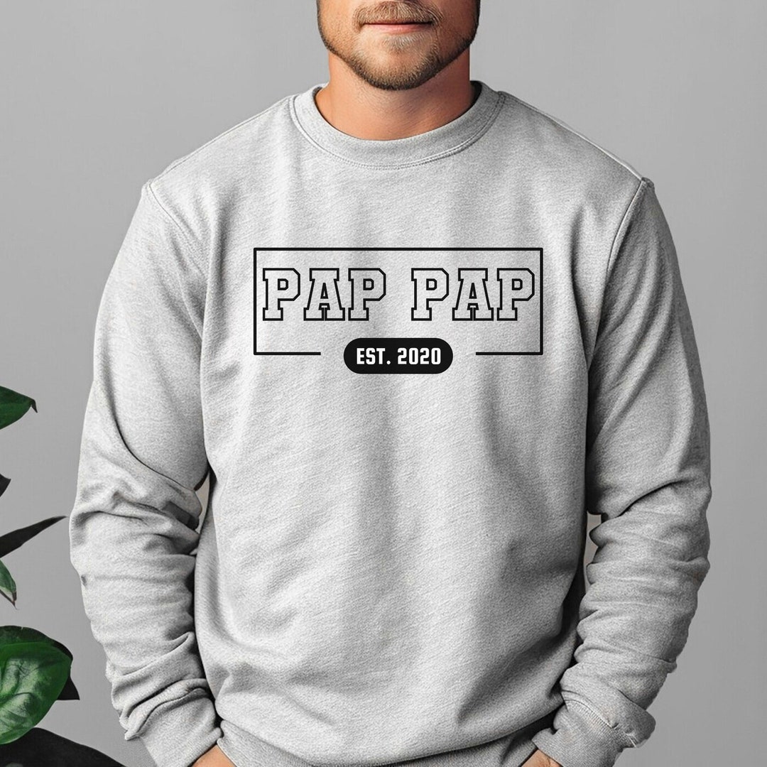 Personalized Grandpa Sweatshirt, Fathers Day Gift, Cool Pap Pap ...