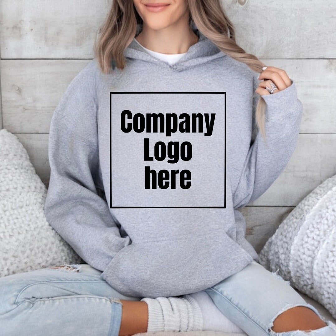 Business Logo Custom Men's Hoodie, Design Your Hoodie , Custom Hoodies ...