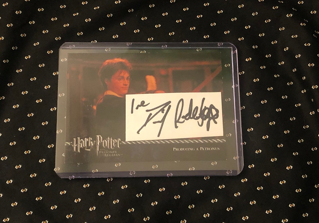 Daniel Radcliffe Hand Signed Art Box Card Harry Potter - Etsy