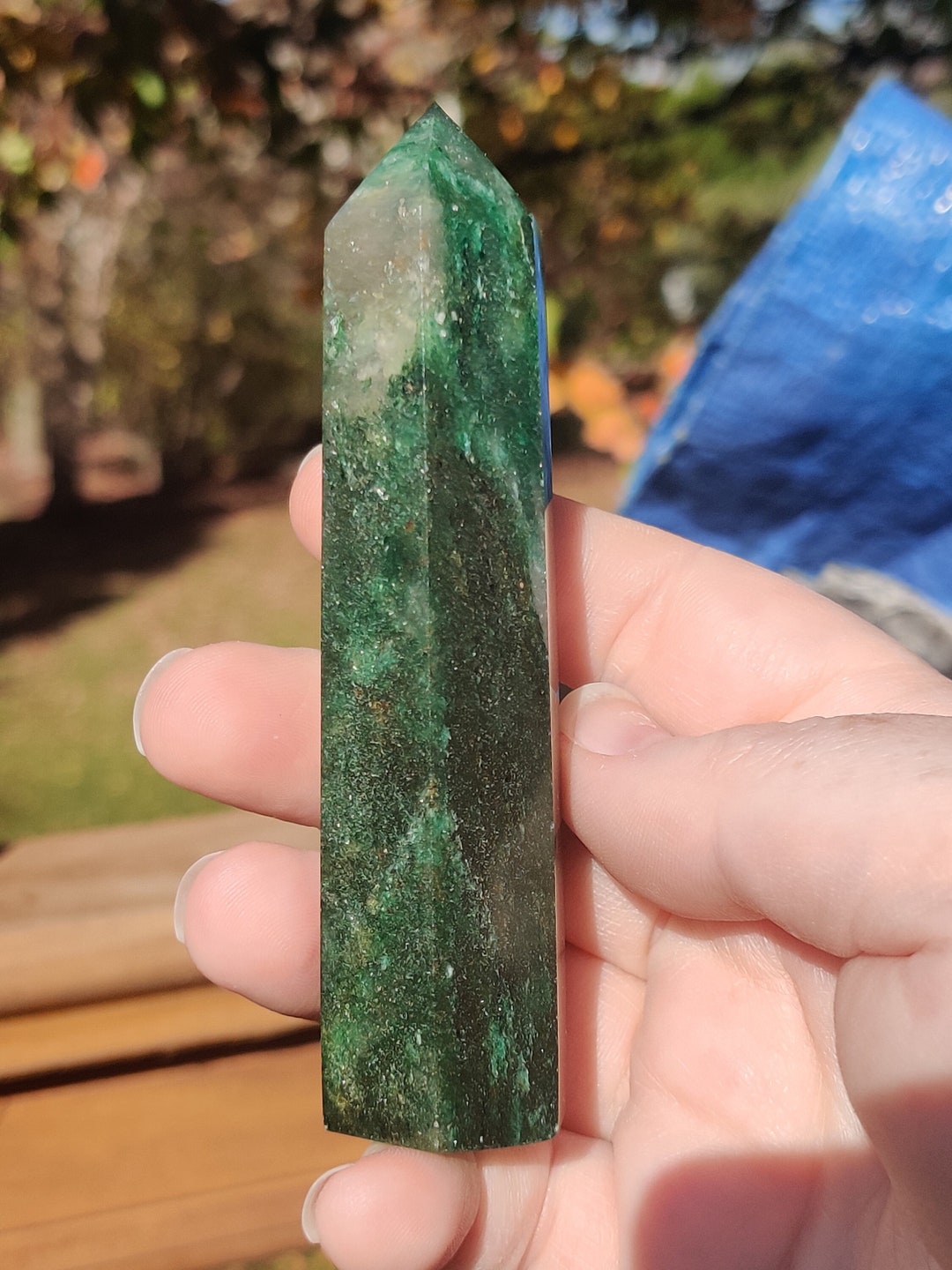 Emerald Green Large Euchlorite Tower A! - Etsy