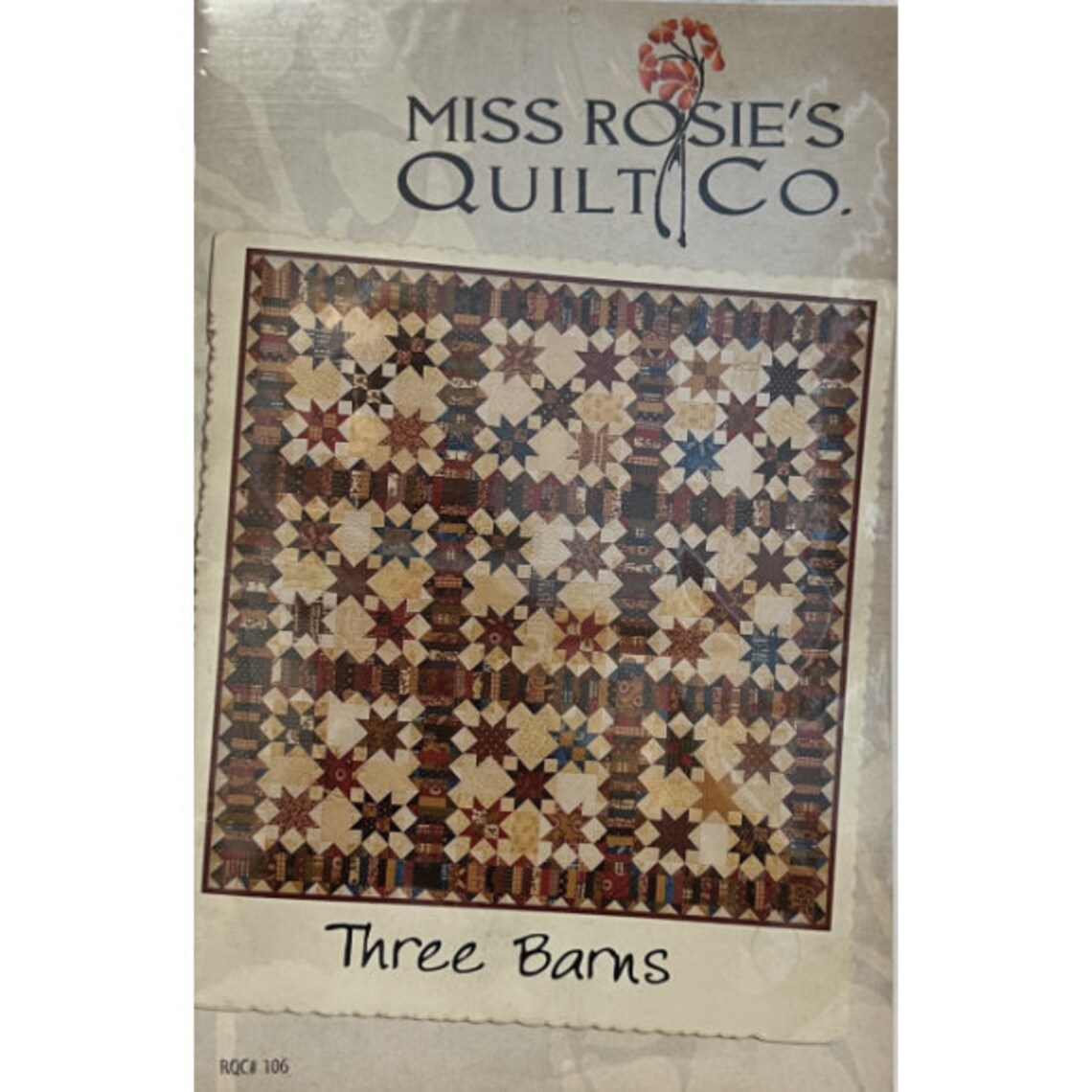 Miss Rosie’s Quilt Co. Quilt Pattern - Three Barns - Size 69" X 69" - Etsy