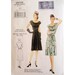 Vintage ©1946 Reproduction Vogue 8728 Dress & Belt - Size 8-10-12-14 - Etsy