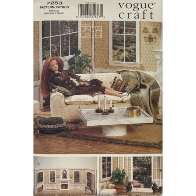 Vogue Barbie Pattern - Etsy
