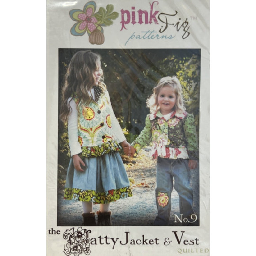 Pink Fig Patterns the Natty Jacket and Vest Quilted No.9 Sizes 2 to 6 ...