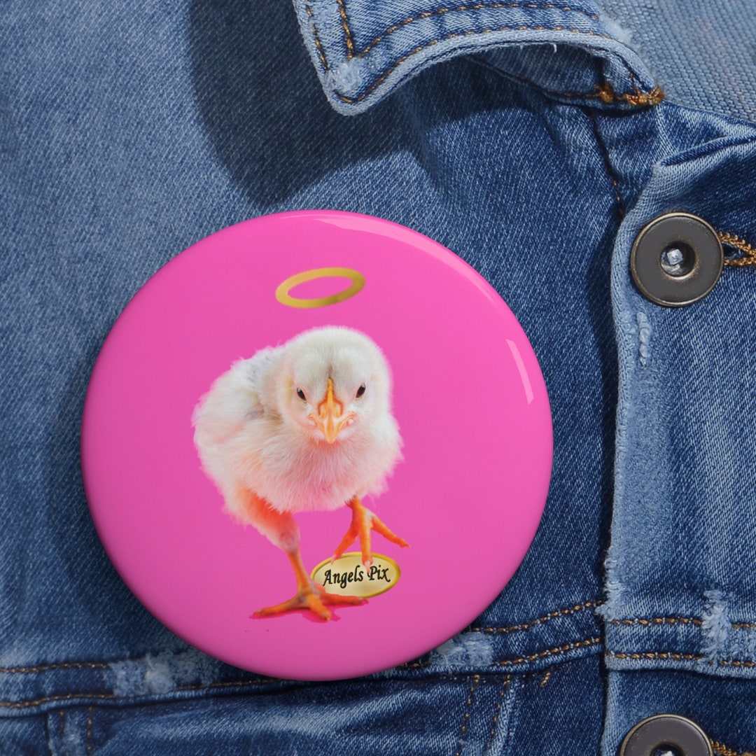 Pink Easter Peep Pin Button Fun for All Year Long - Etsy