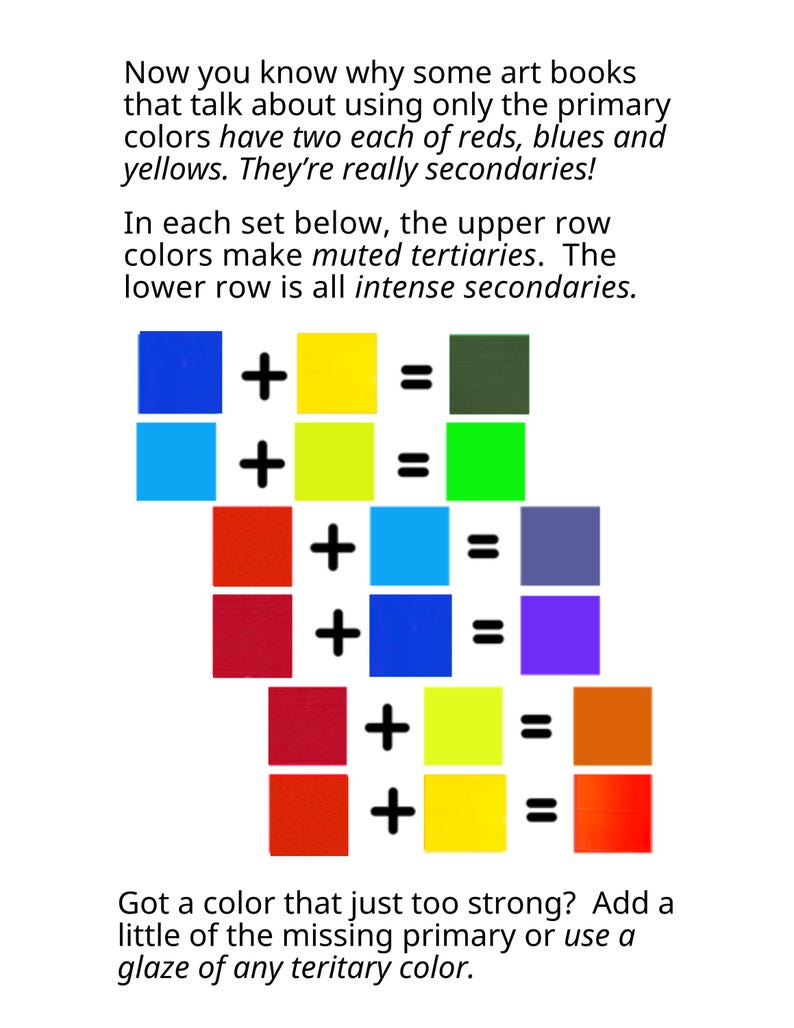 Neutral Color Mixing Guide Tutorial (digital Download) - Etsy