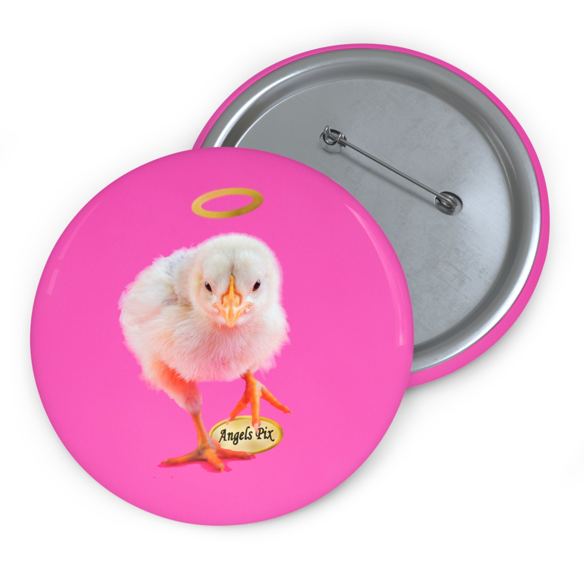 Pink Easter Peep Pin Button Fun for All Year Long - Etsy