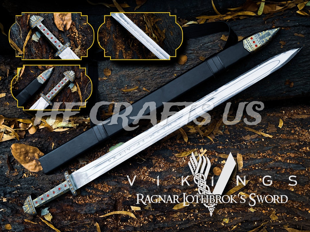 Viking Sword of King Ragnar Lothbrok, Vikings Ragnar,battle Ready ...