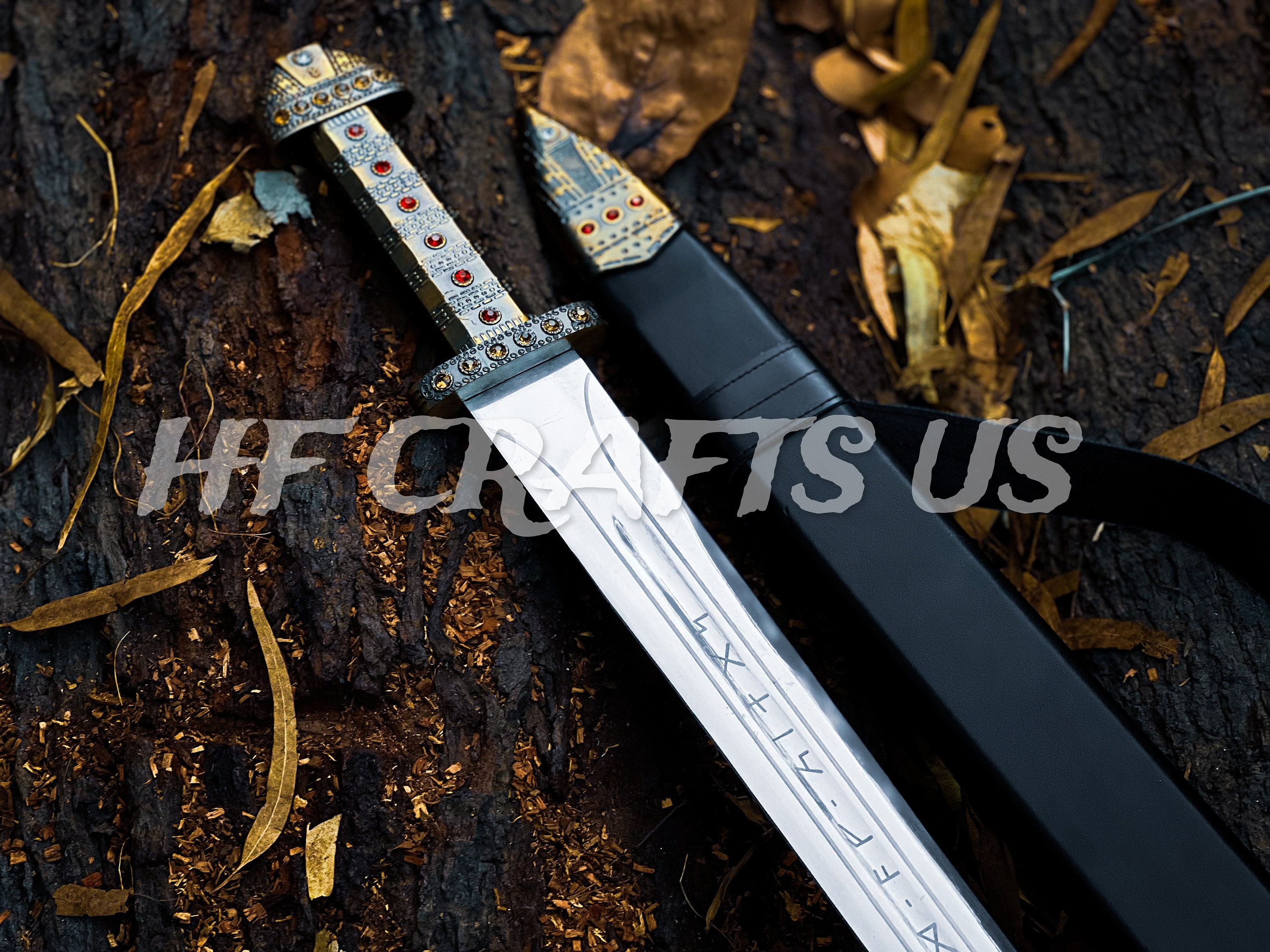 Viking Sword of King Ragnar Lothbrok, Vikings Ragnar,battle Ready ...