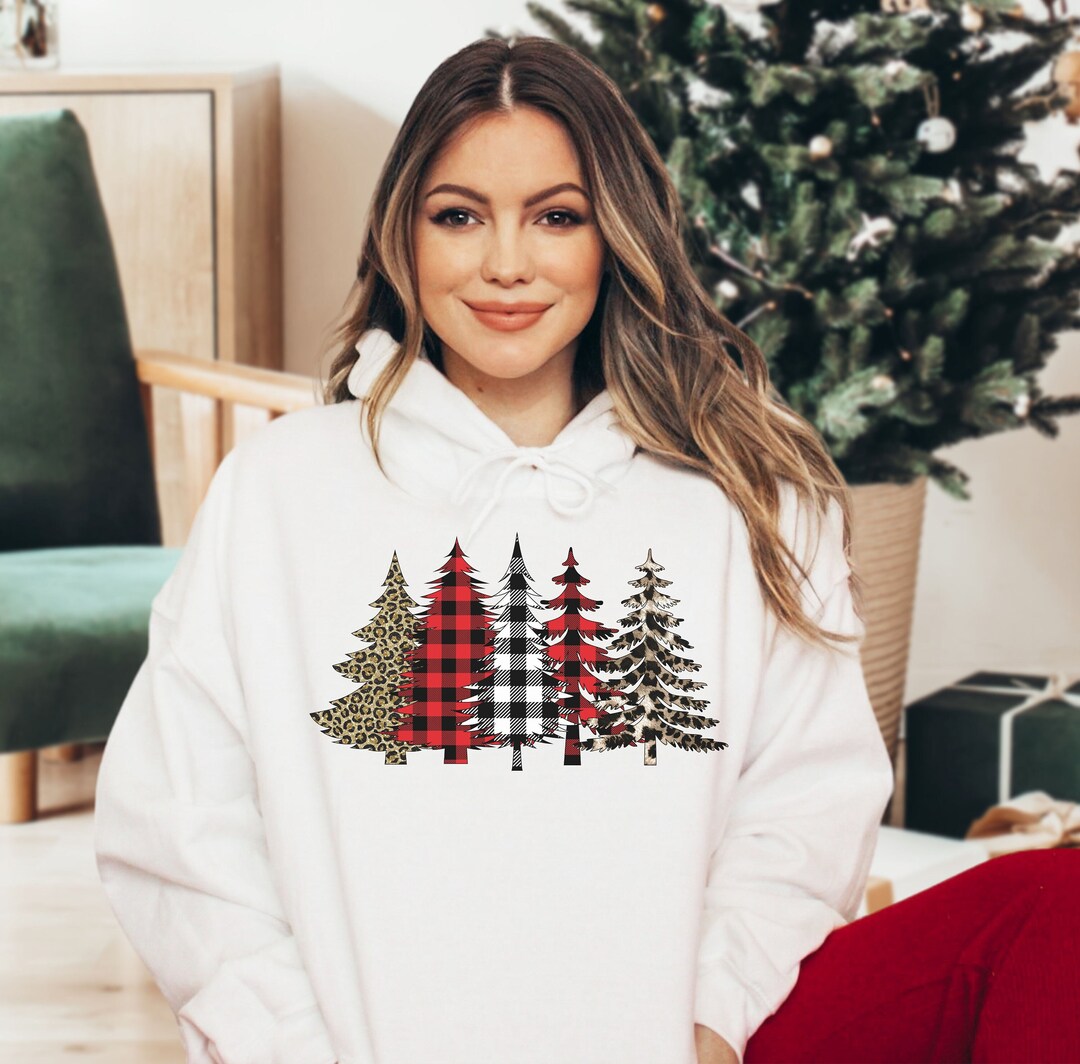 Christmas Tree Holiday Sweater, Cute Simple Christmas Sweater, Over ...