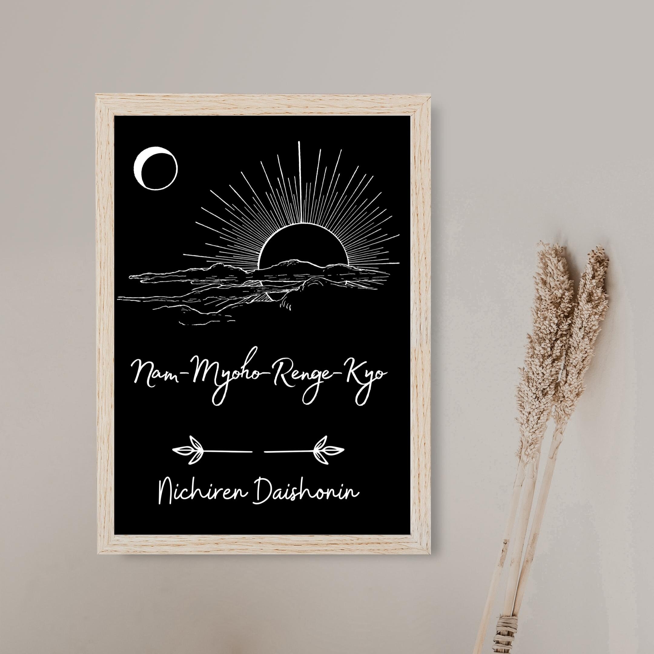 The Sun of Nam Myoho Renge Kyo Printable Wall Art in High Resolution ...