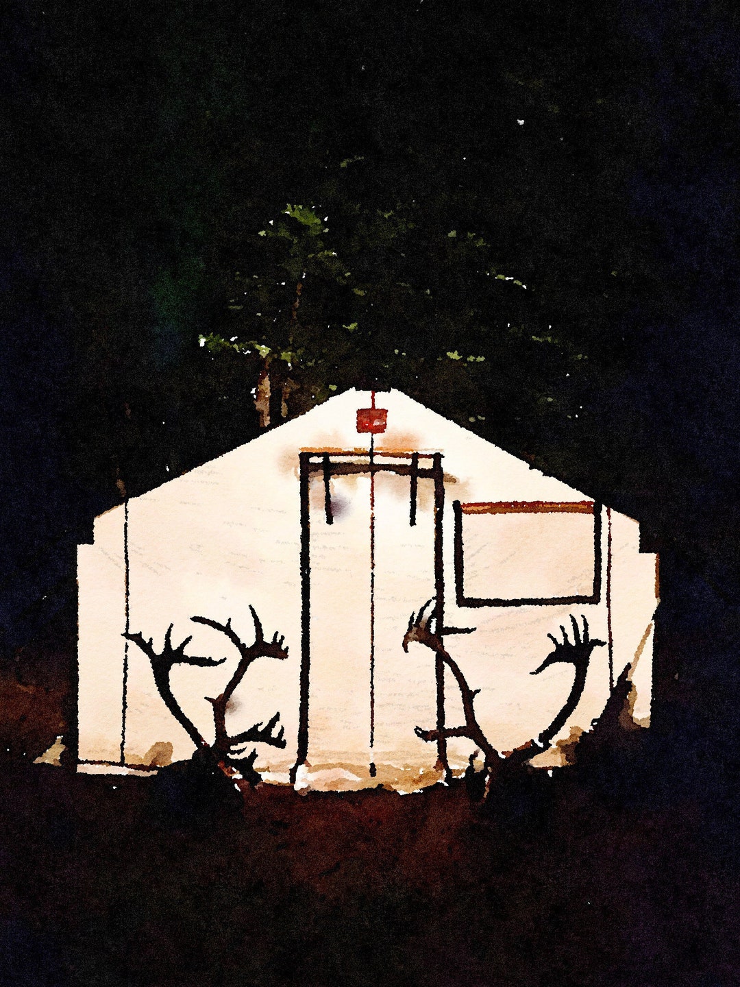 Caribou Art Print Digital Download - Etsy